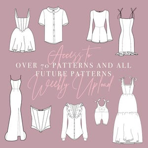 SEWING PATTERN BUNDLE - 87 Sewing Patterns for Women, Men and Children ...