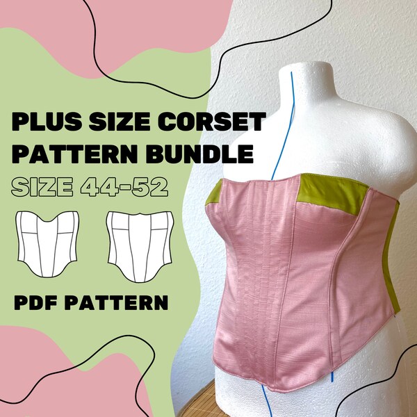 Plus Size Corset - Etsy