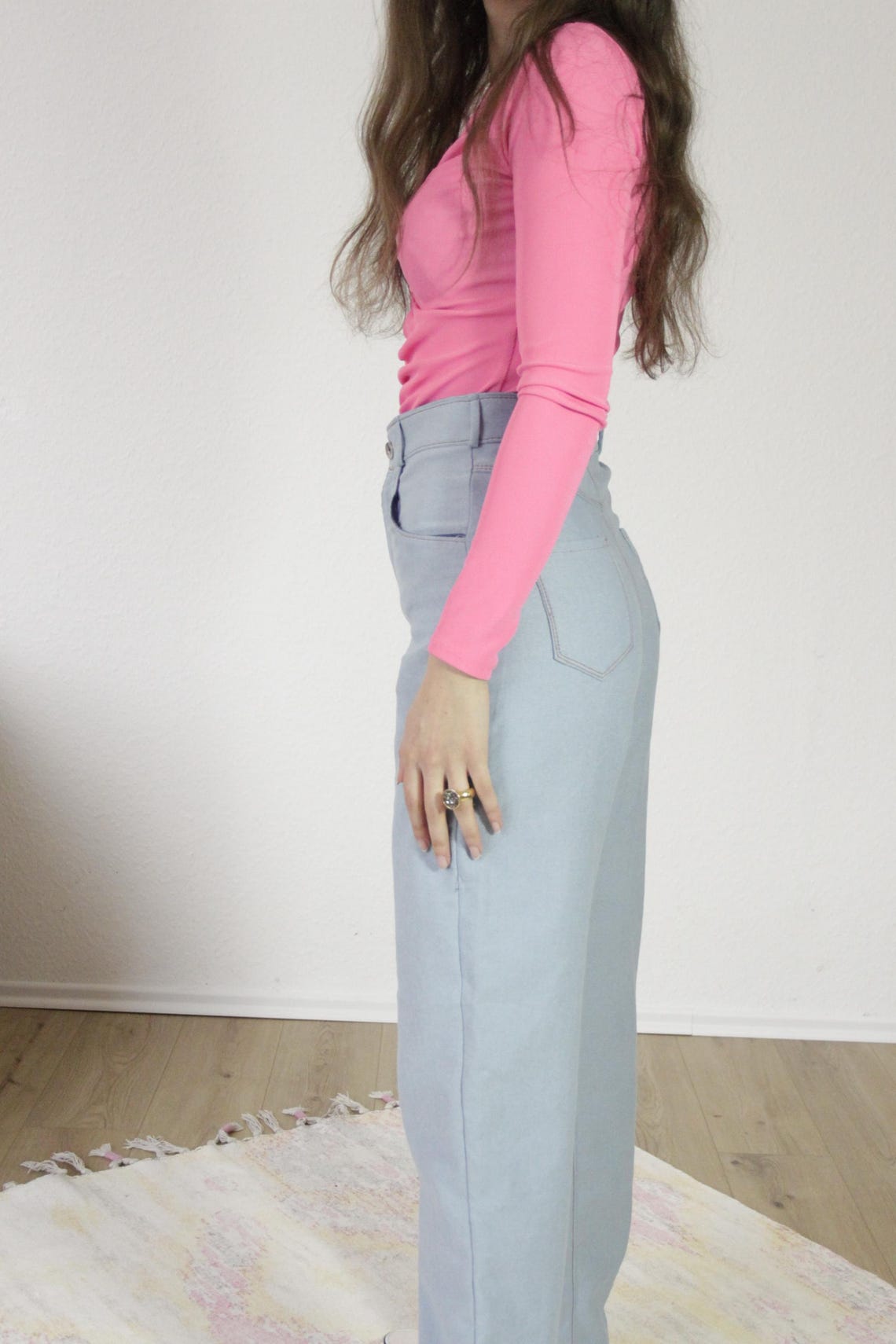 PATTERN Straight Leg Jeans Sewing Pattern for Women - High Waisted ...