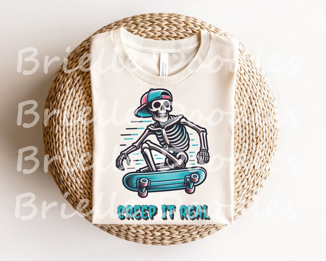 Skeleton Svg, Halloween Png, Creep It Real Png, Shirt Png, Spooky ...