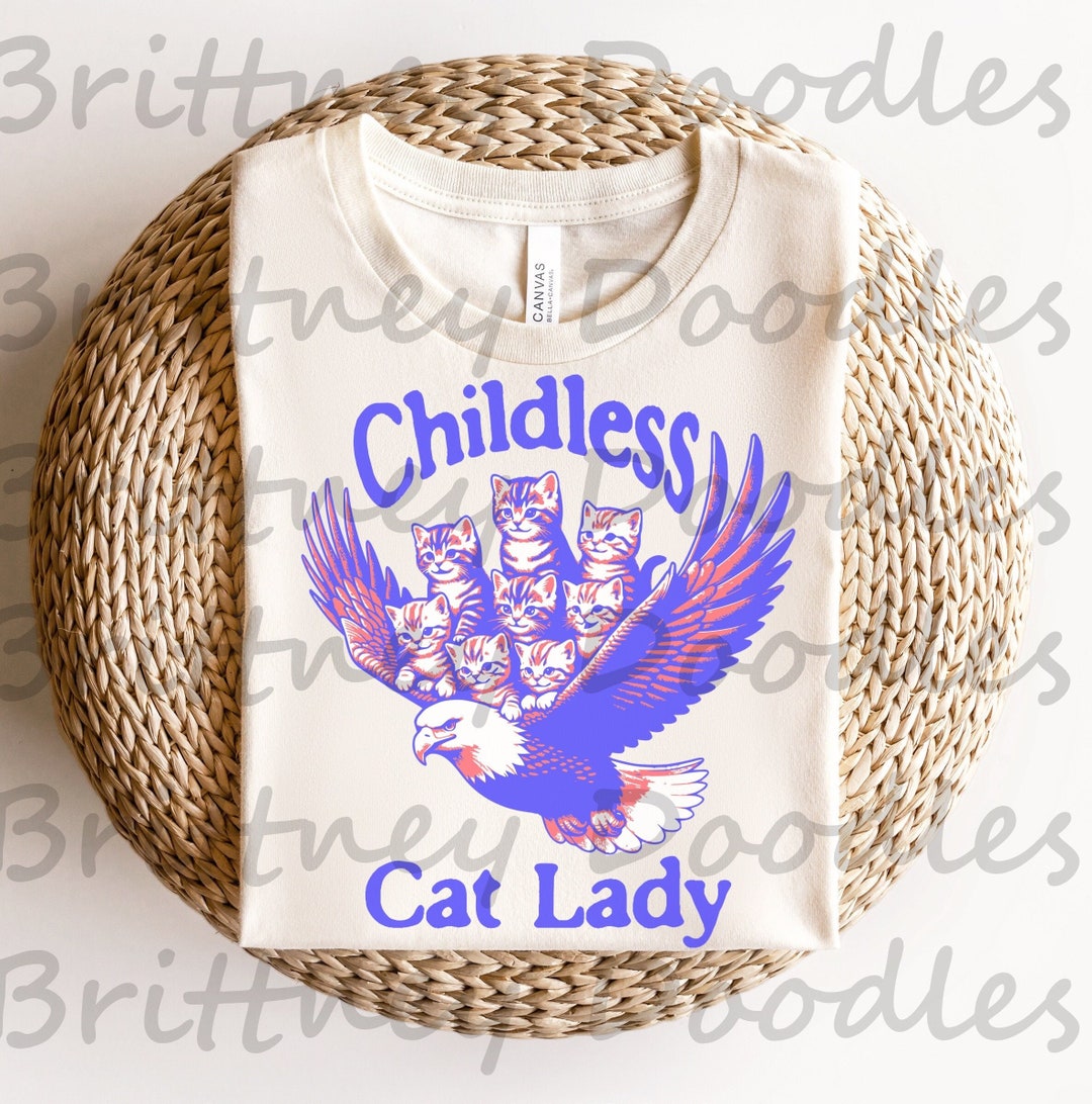 Childless Cat Lady Svg, Kamala Svg, Cat Lady Png, Cat Lady Png, Kamala ...