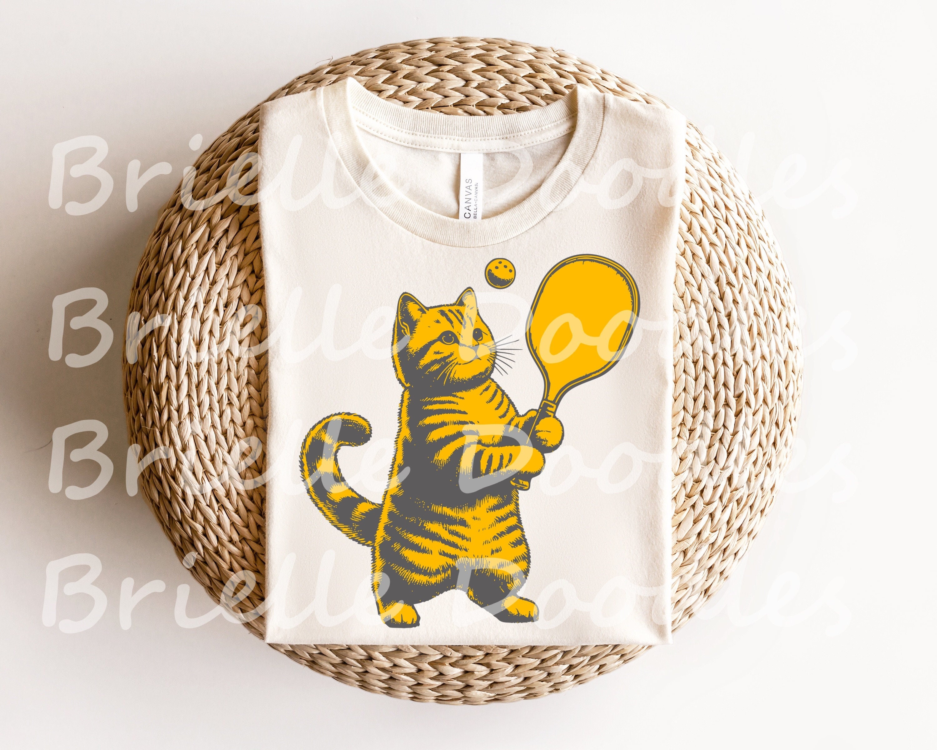 Pickleball Svg, Pickleball Png, Cat Svg, Sport Png, Summer Png, Cat Svg ...