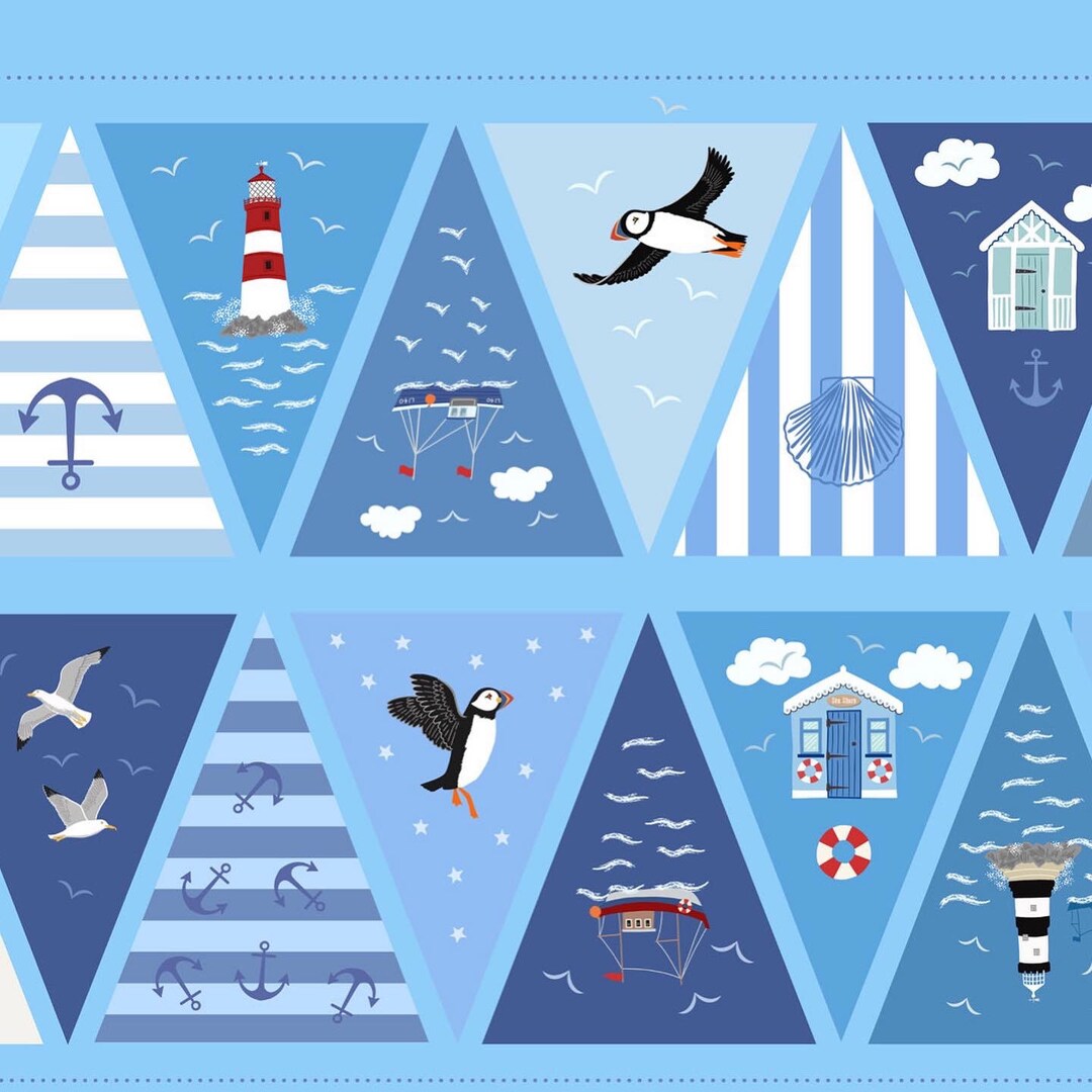 Coastal Bunting Panel - Etsy UK