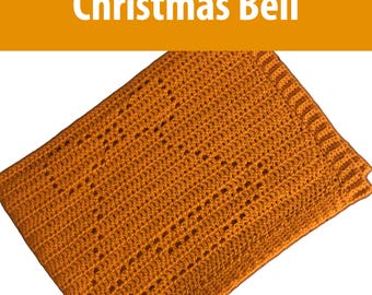 PATTERN Christmas Tree AND Bell Filet Crochet Motif - Beginner - Etsy