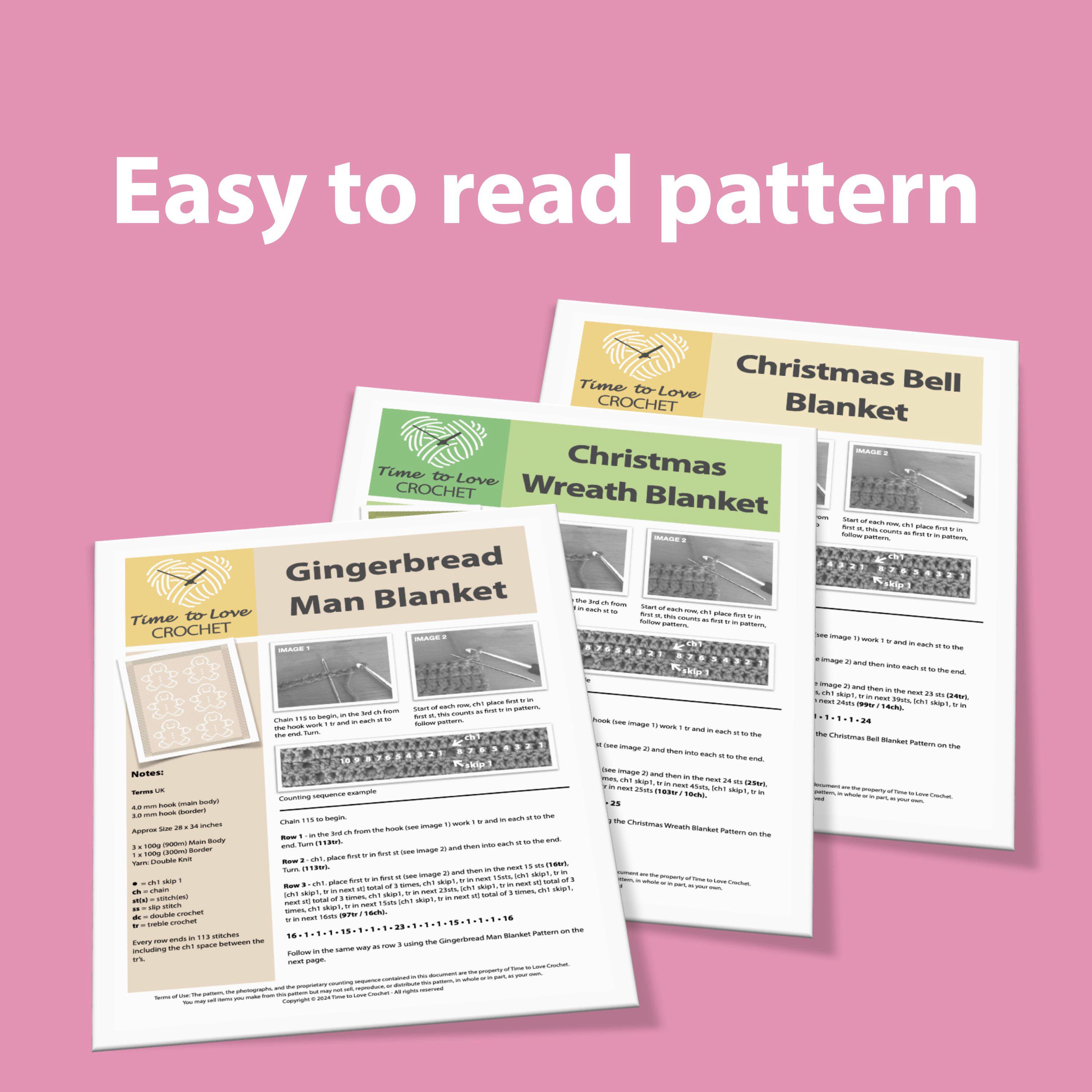 Crochet Pattern - Christmas Bundle - 3 Patterns - Etsy
