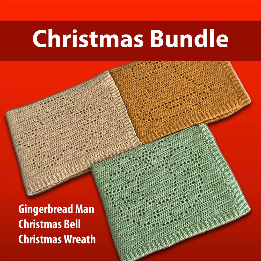 Crochet Pattern - Christmas Bundle - 3 Patterns - Etsy