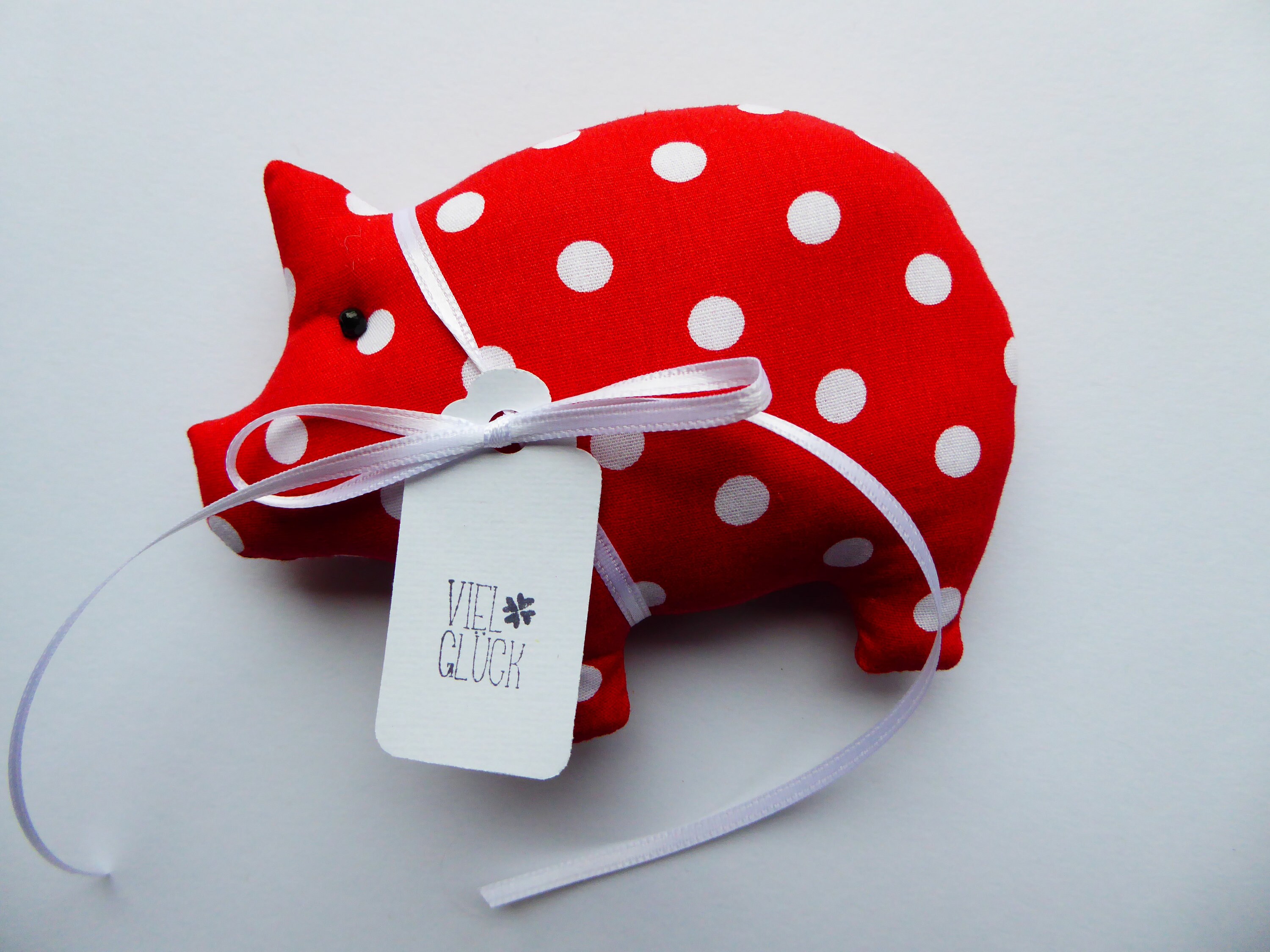 Lucky Pig, Lucky Charm, Fabric Pig, Talisman, New Year, Birthday ...