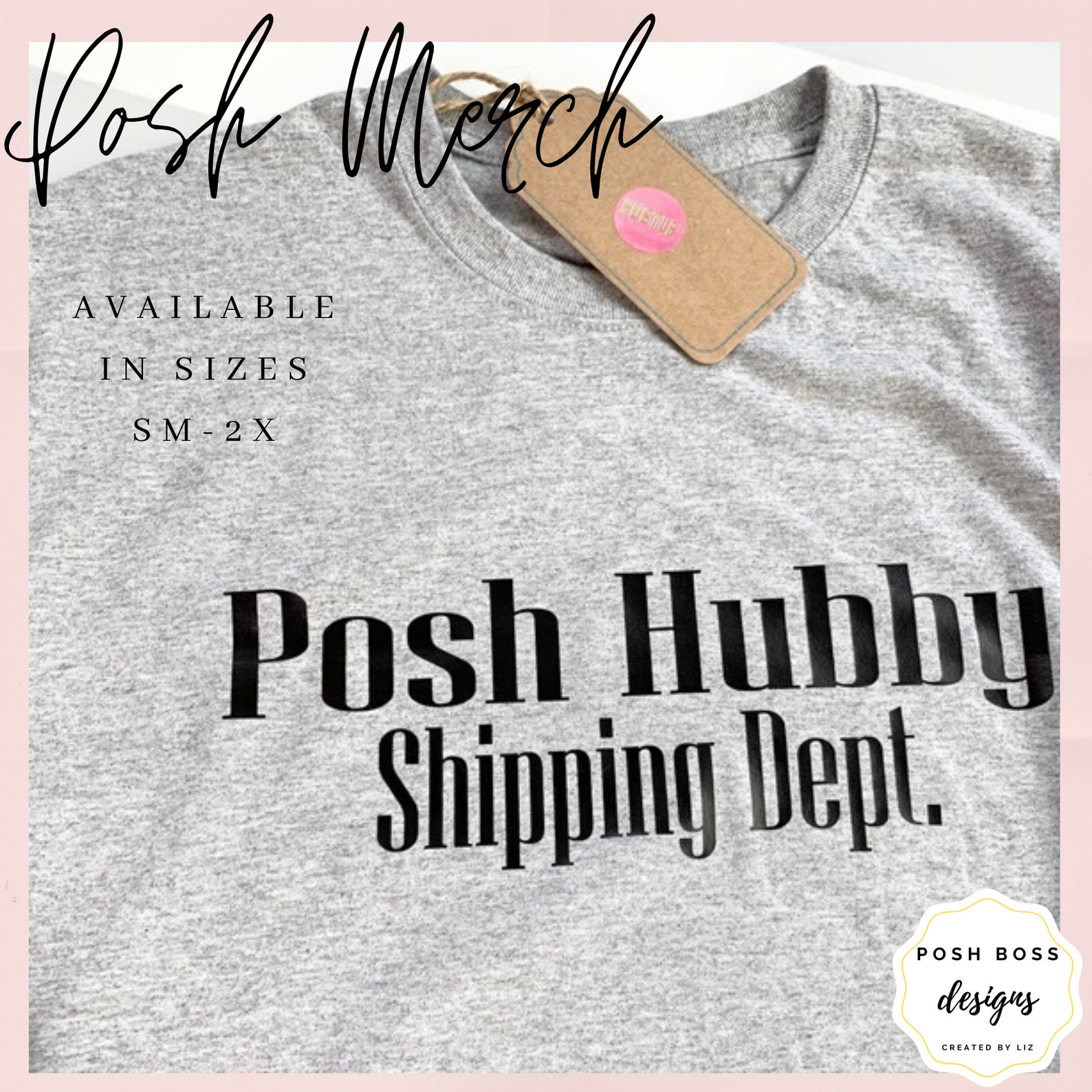 Poshmark T-shirt Poshmark Merch Poshmark Hubby T-shirt - Etsy