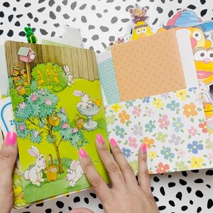 Sesame Street, Elmo, the Bunny Hop Journal - Vintage Book Upcycled ...