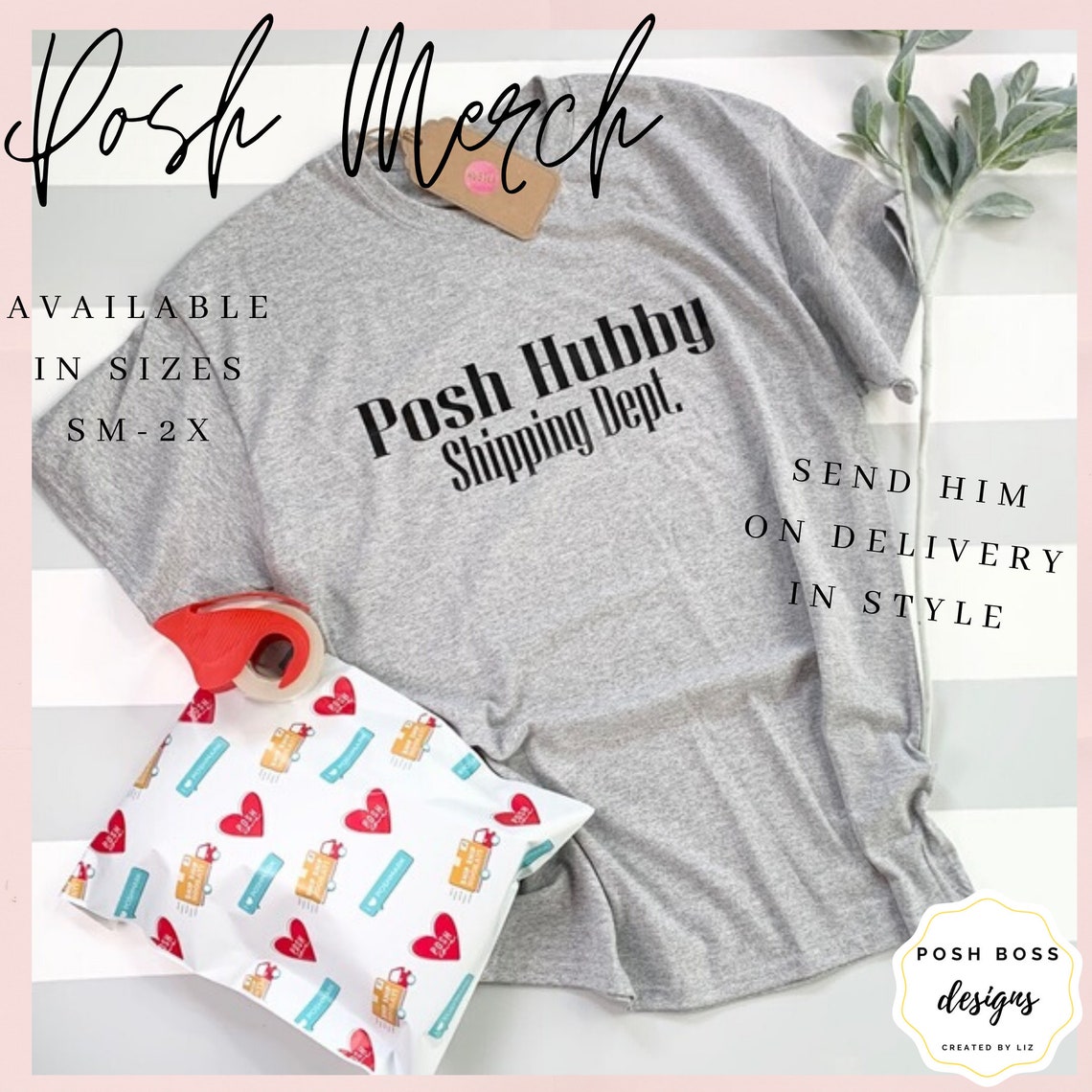 Poshmark T-shirt Poshmark Merch Poshmark Hubby T-shirt - Etsy