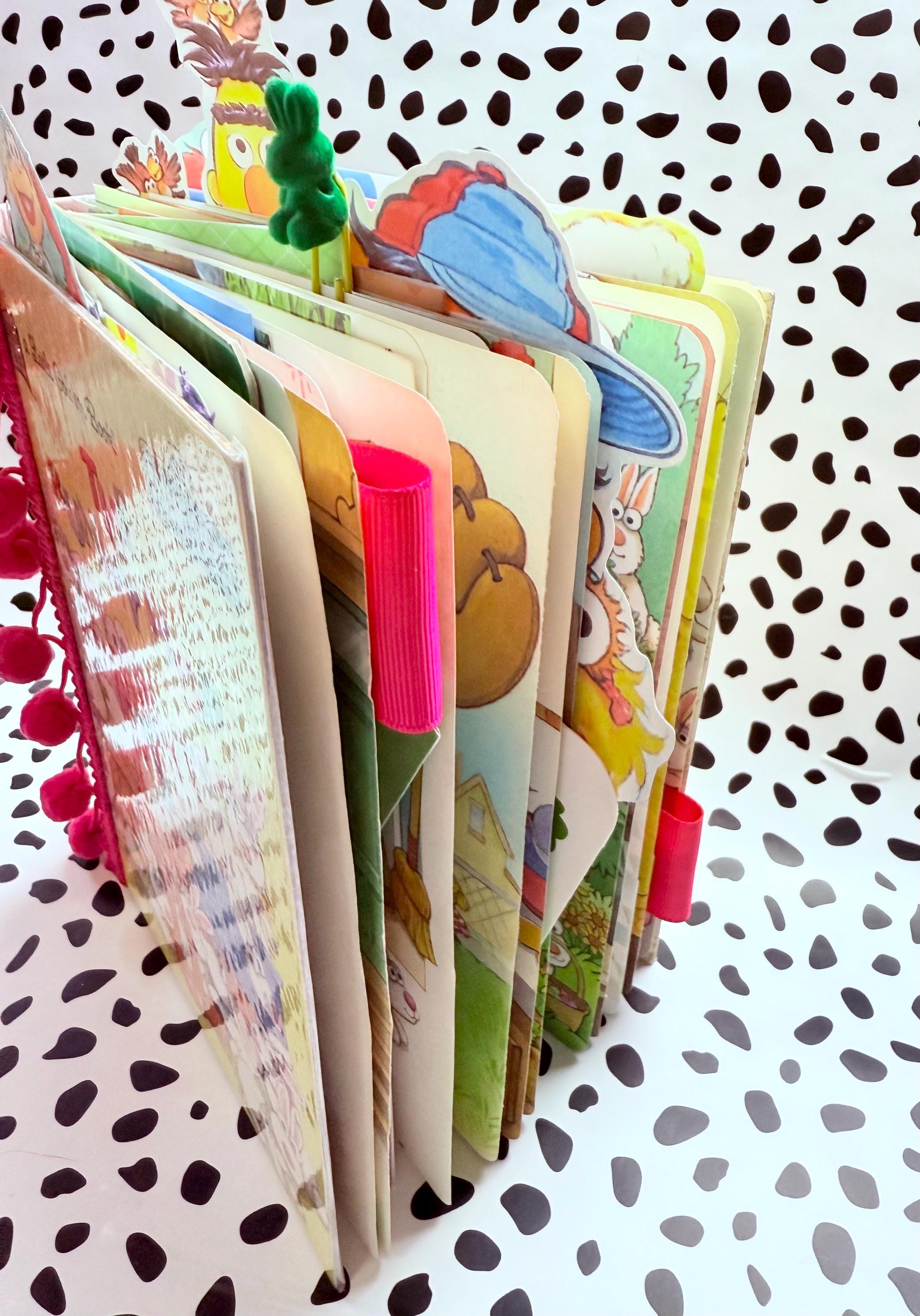 Sesame Street, Elmo, the Bunny Hop Journal - Vintage Book Upcycled ...
