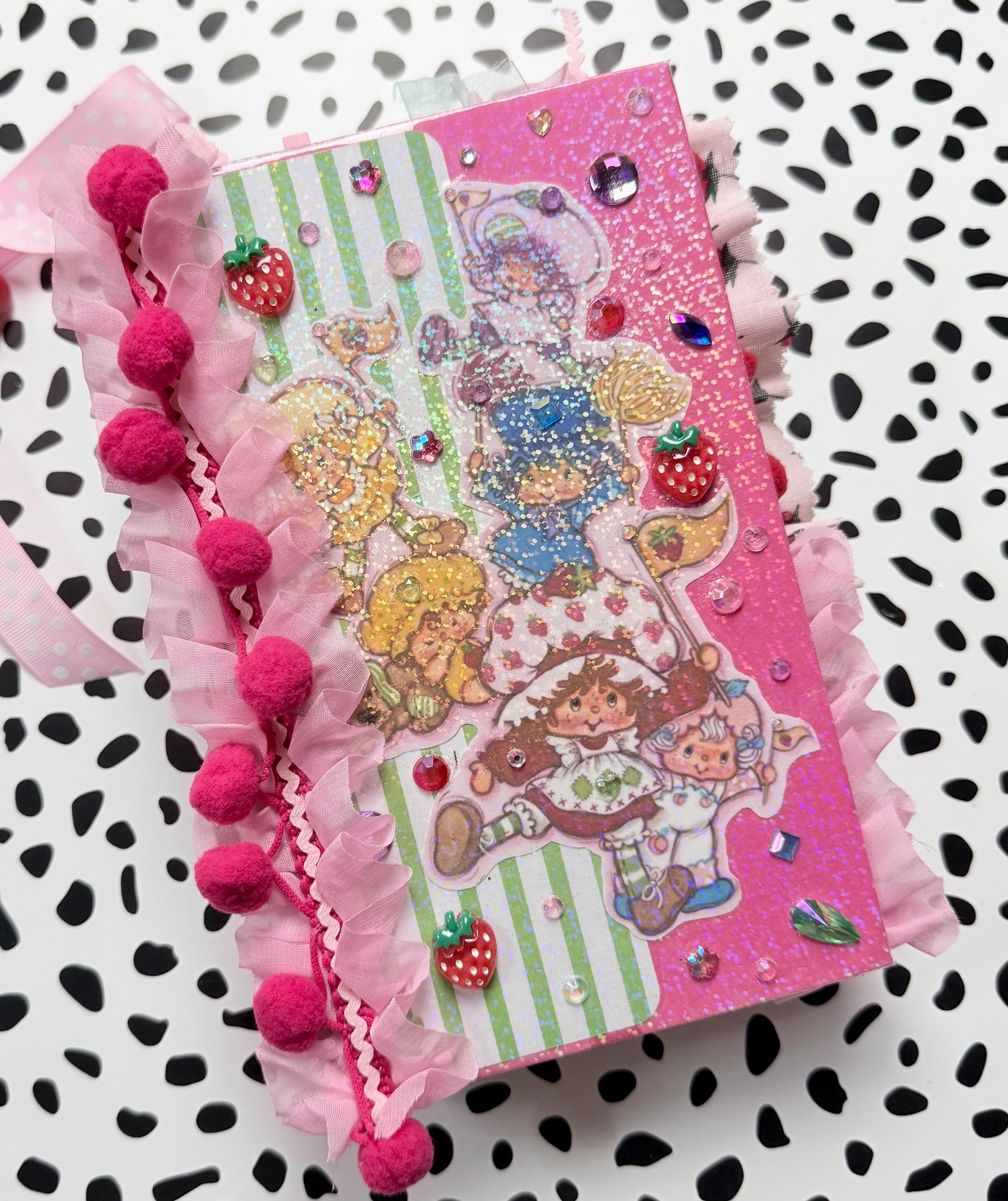 Strawberry Shortcake & Friends Journal Vintage Book Upcycled, Filled ...