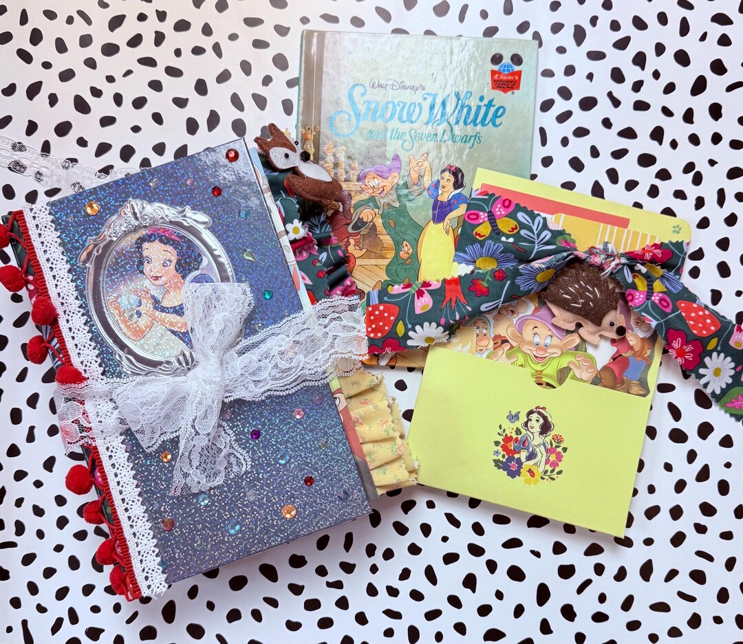 Handmade Disney Snow White Journal Jeweled Snow White Journal, Filled ...