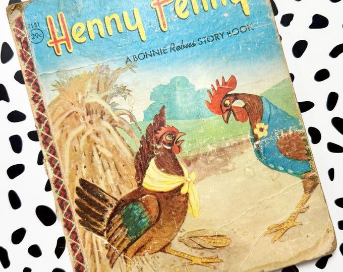 1956 Henny Penny Children’s Book, Vintage Book, Children’s Book, 4181 ...