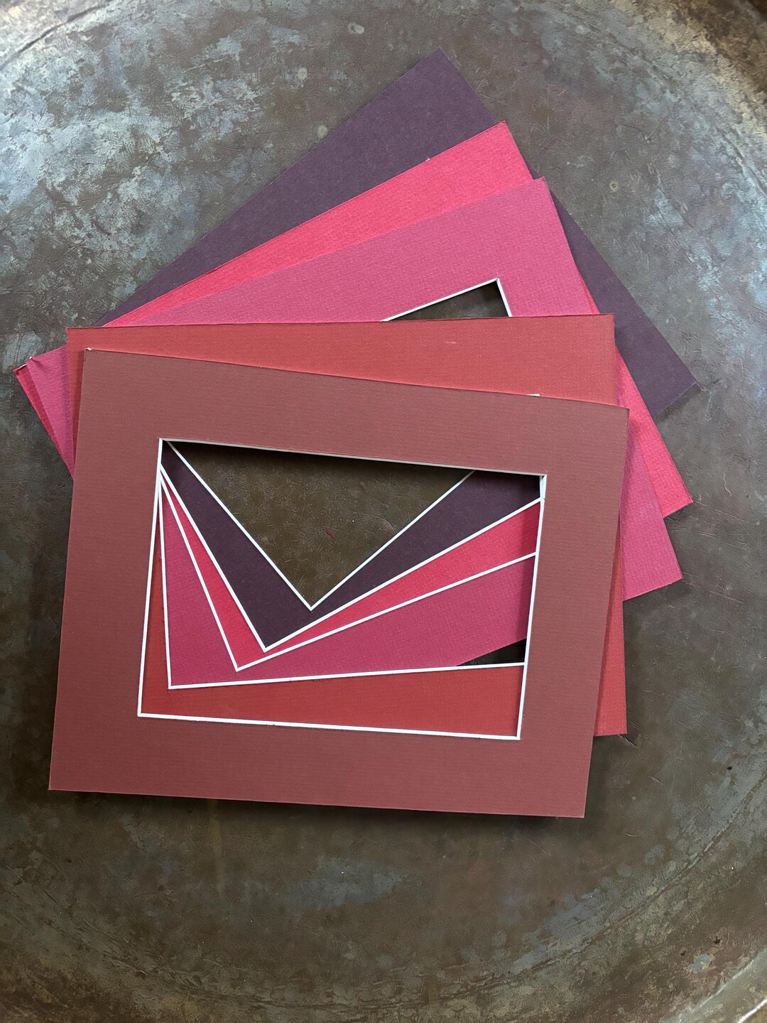 8x10 Photo Mats Assorted Color Groups / Matboard Packs of 5/ Assorted ...