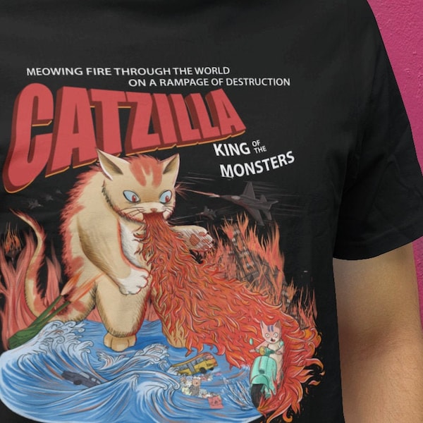 Godzilla Shirt - Etsy