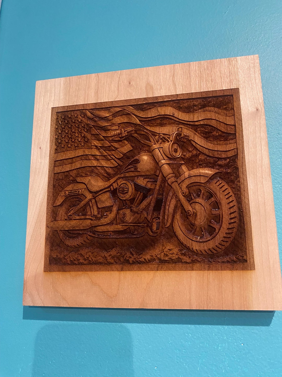 Laser Engraved Motorcycle - Etsy
