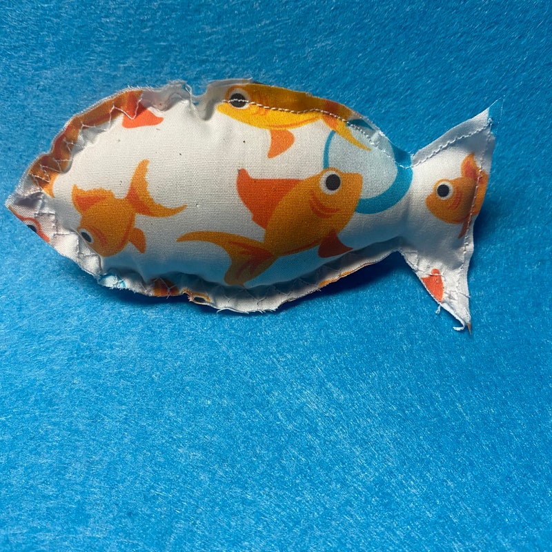 Catnip Fish Toy - Etsy
