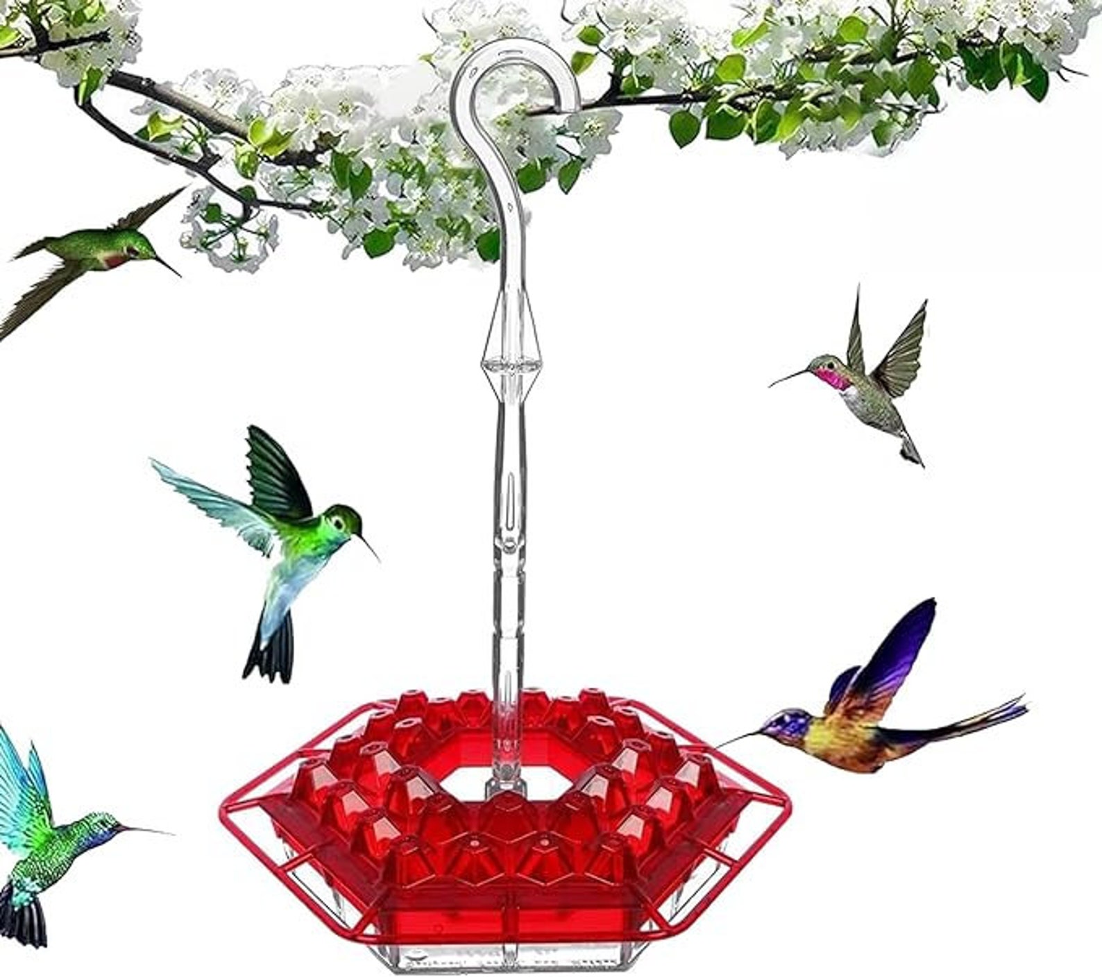 Hummingbird Feeders for Outdoors Bee Proof (red) / Free Shipping - Etsy