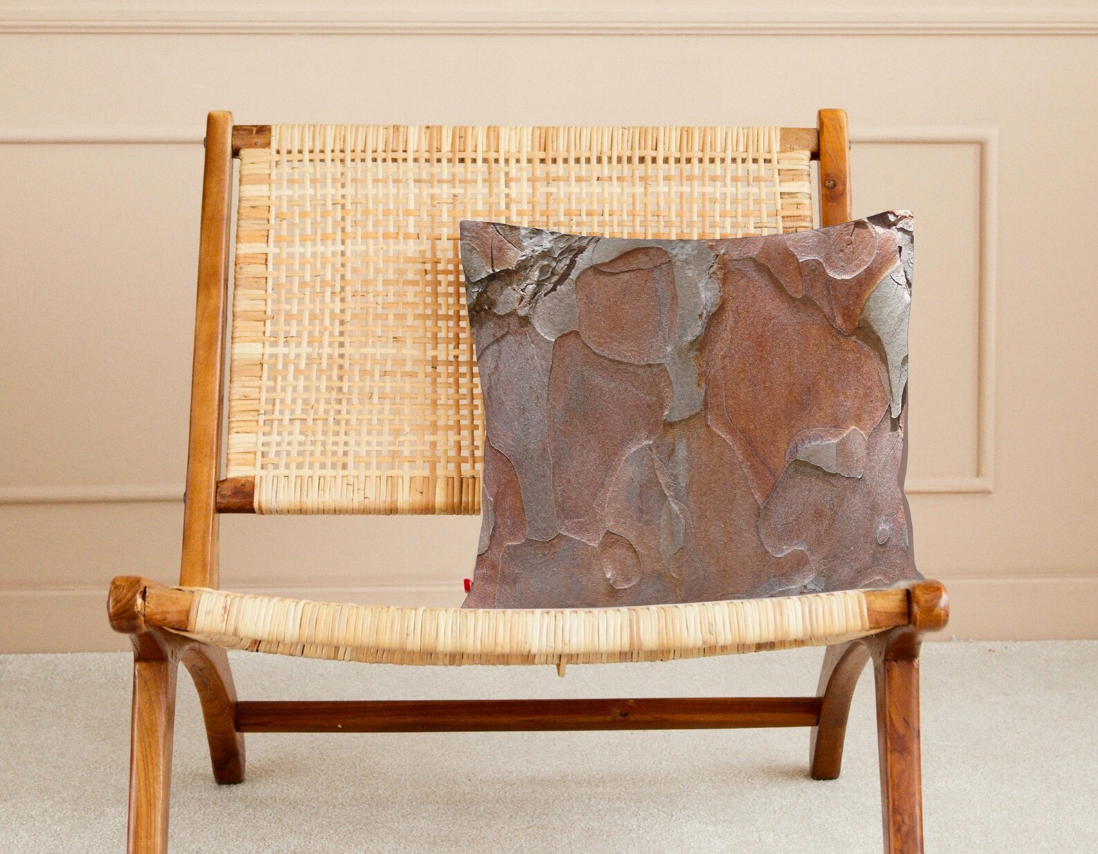 Abstract Rust Pillow Covers, Rustic Woodland Pillows for Your Mountain ...