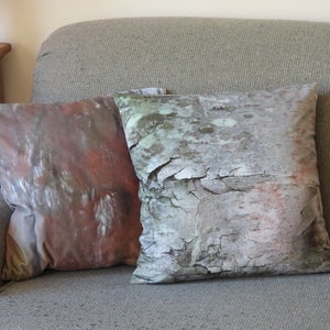 Birch Bark Pillow Covers for Your Log Cabin Decor, High End Double ...