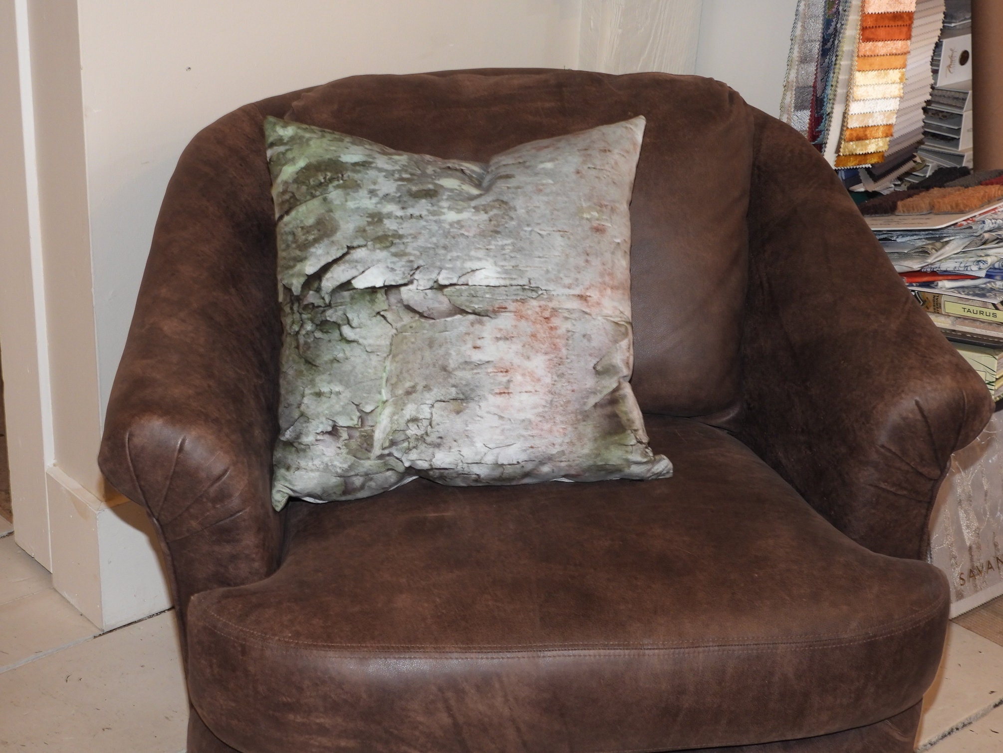 Birch Bark Pillow Covers for Your Log Cabin Decor, High End Double ...