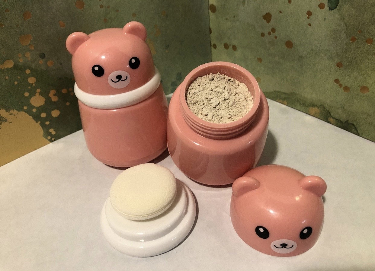Teddy Bear Powder Container, Baby Powder Container, Baby Bum Powder ...