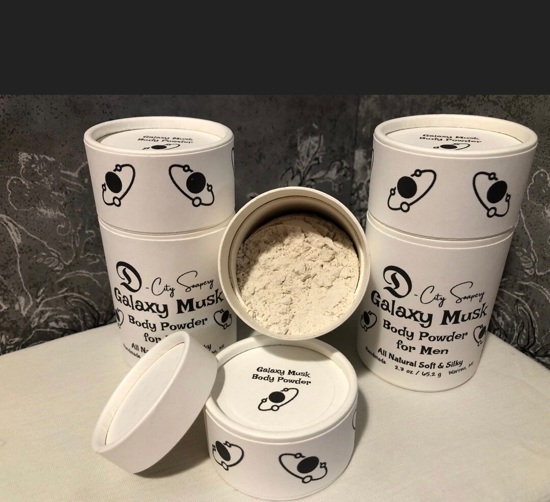 Galaxy Musk Body Powder, Mens Body Powder, Dusting Powder, Mens Scented ...