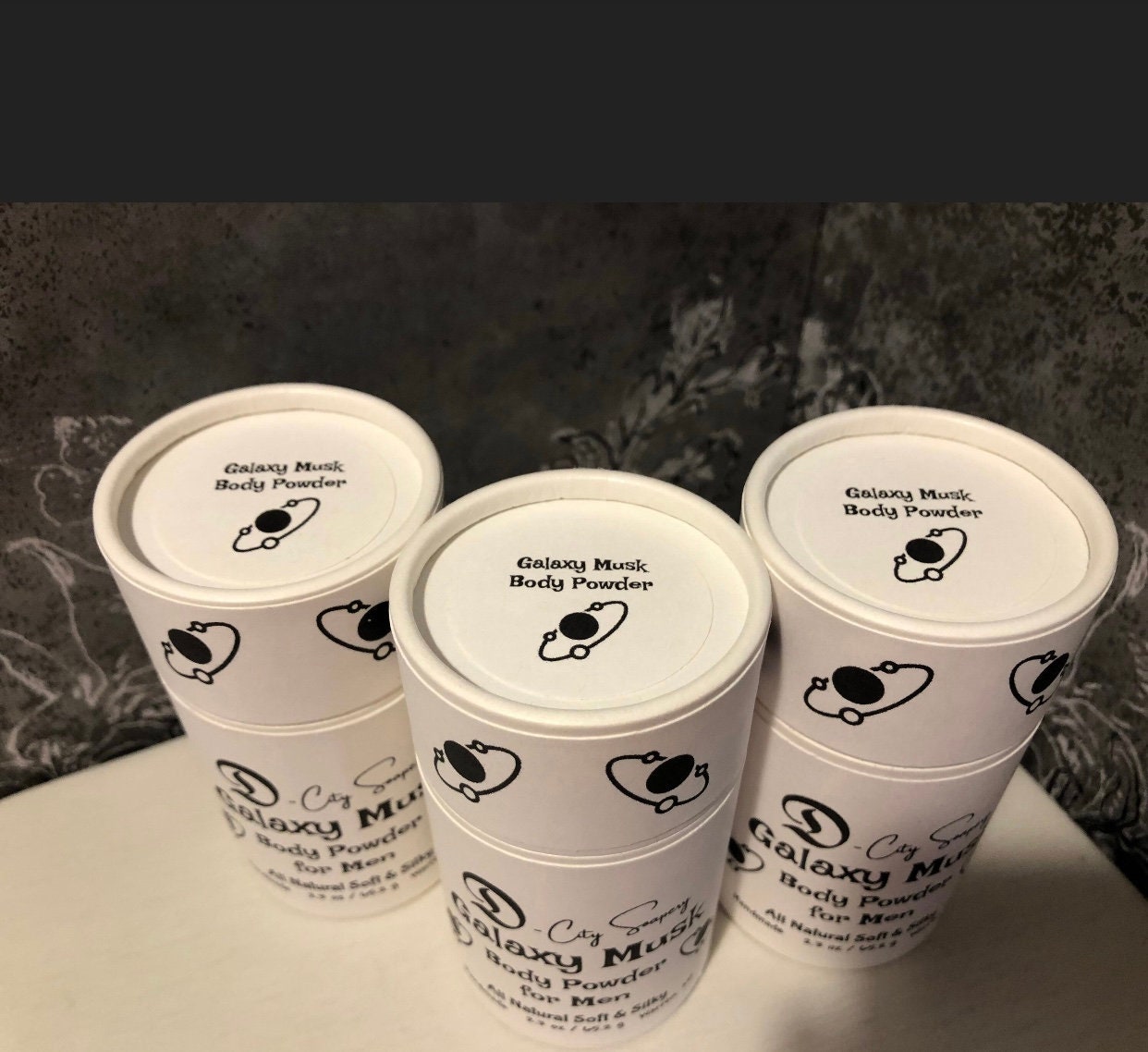 Galaxy Musk Body Powder, Mens Body Powder, Dusting Powder, Mens Scented ...