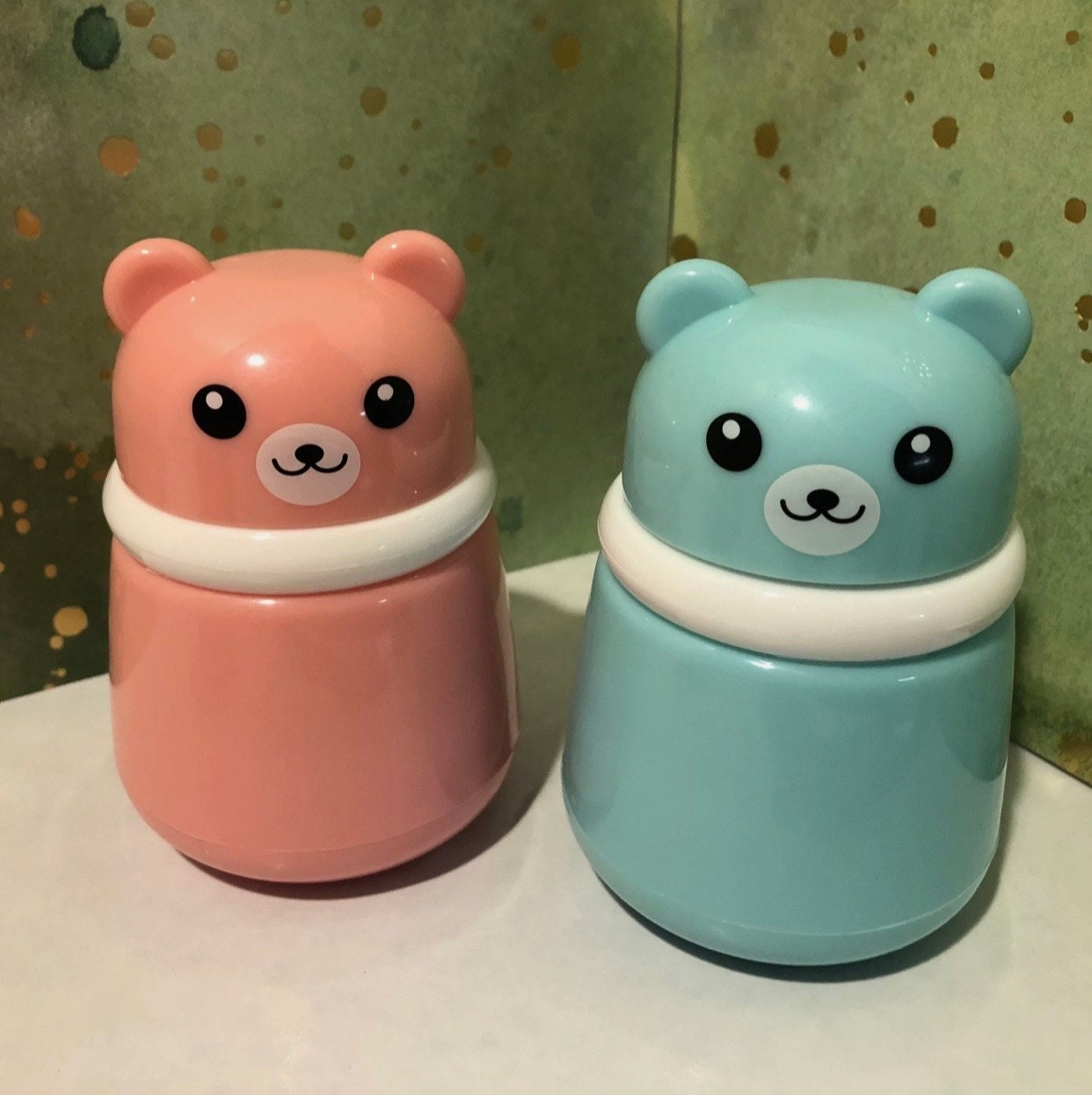 Teddy Bear Powder Container, Baby Powder Container, Baby Bum Powder ...