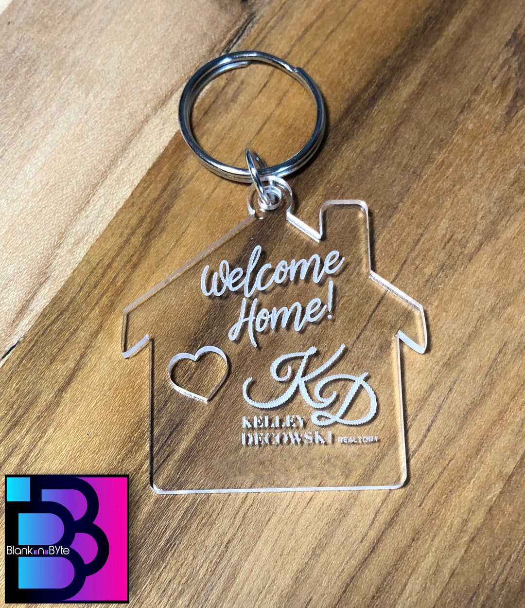 Cute Welcome Home House Realtor Keychain Closing Gift - SVG - EPS ...