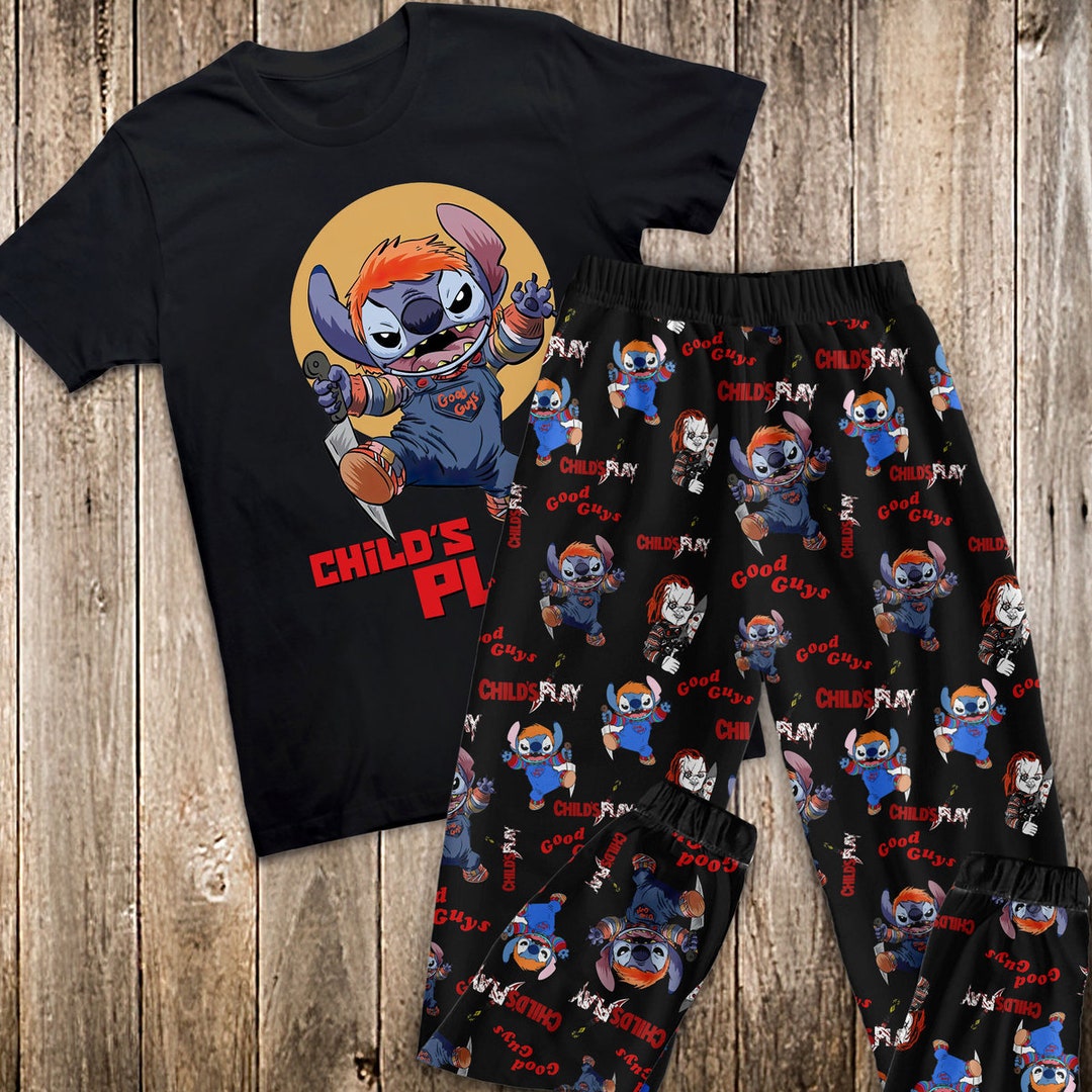 Chucky Halloween Pajamas Set, Chucky Horror Movie Pajamas for Adult and ...