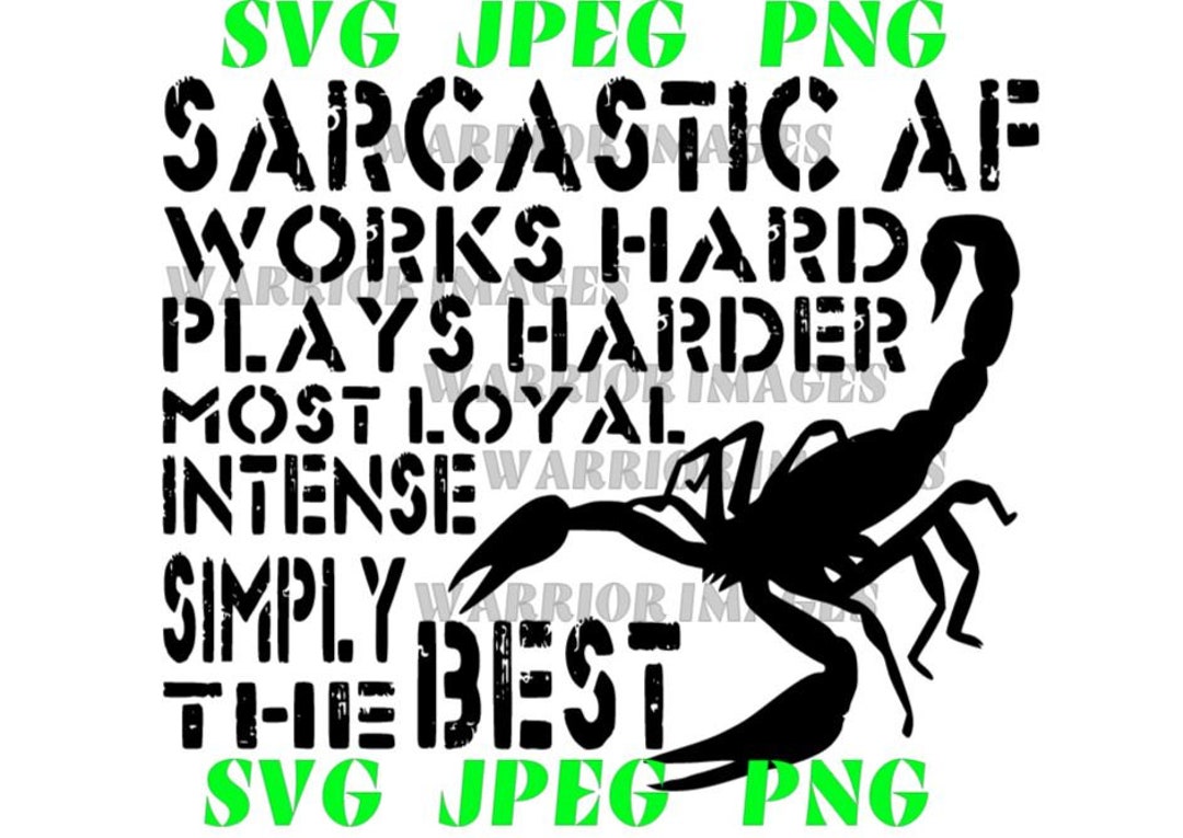 Scorpio SVG - Etsy
