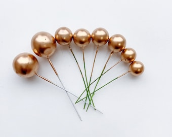 Gold Cake Toppers - Etsy UK