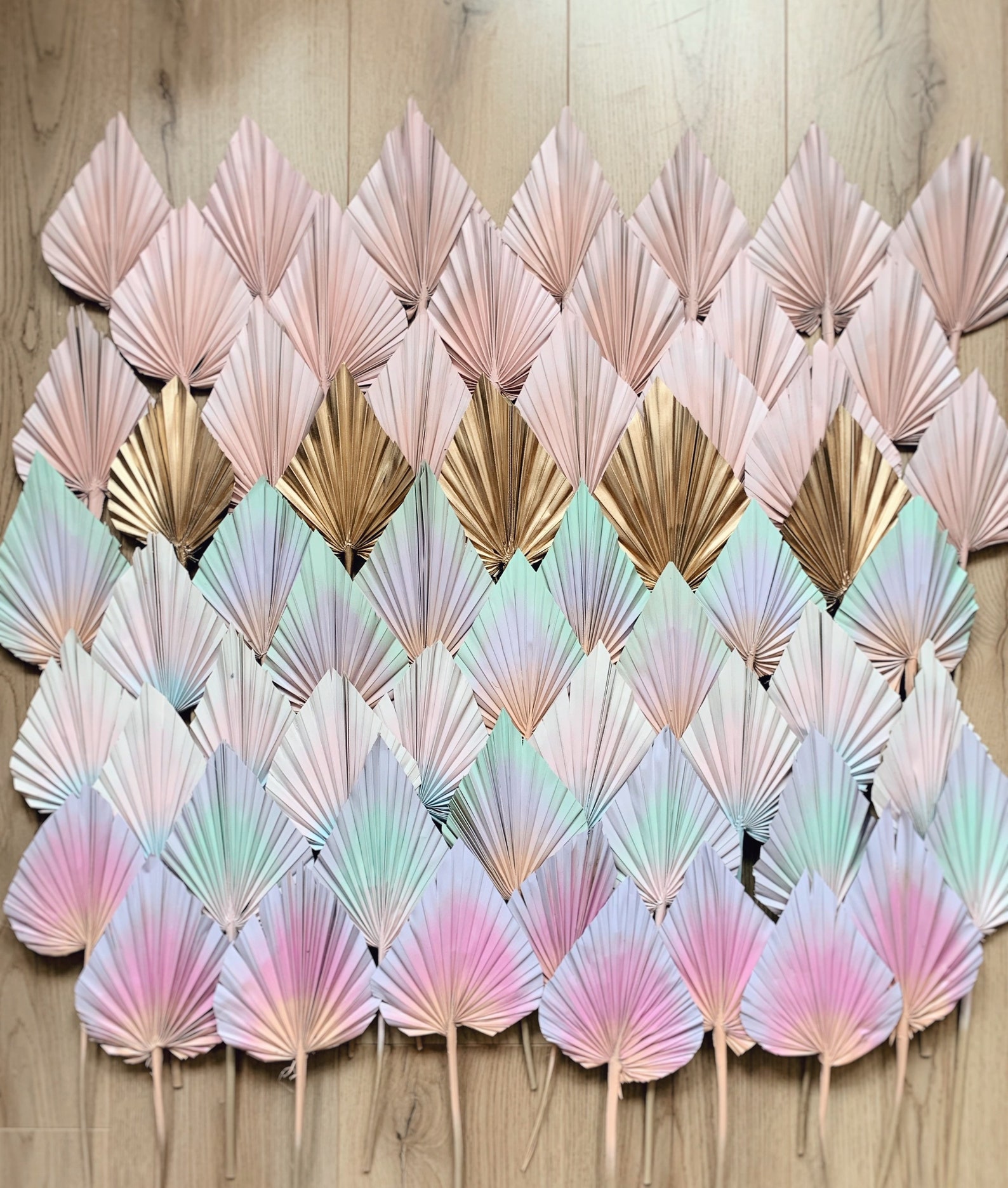 Gold Dried Flower Cake Topper Gold Palm Spear Bunch Flowers - Etsy