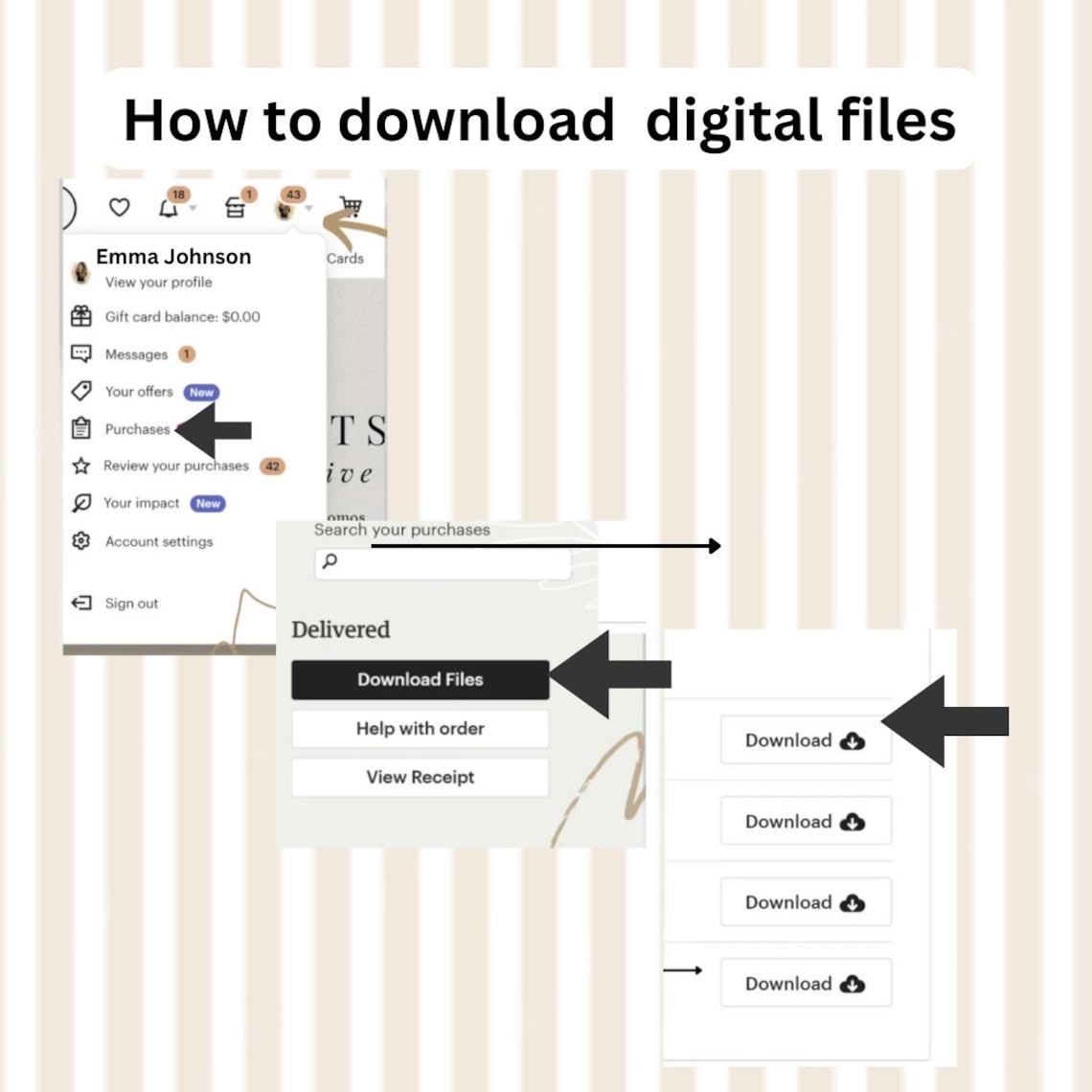 Pumpkin Clipart PNG Set, Bohemian Pumpkins Clipart, Commercial Use Clip ...