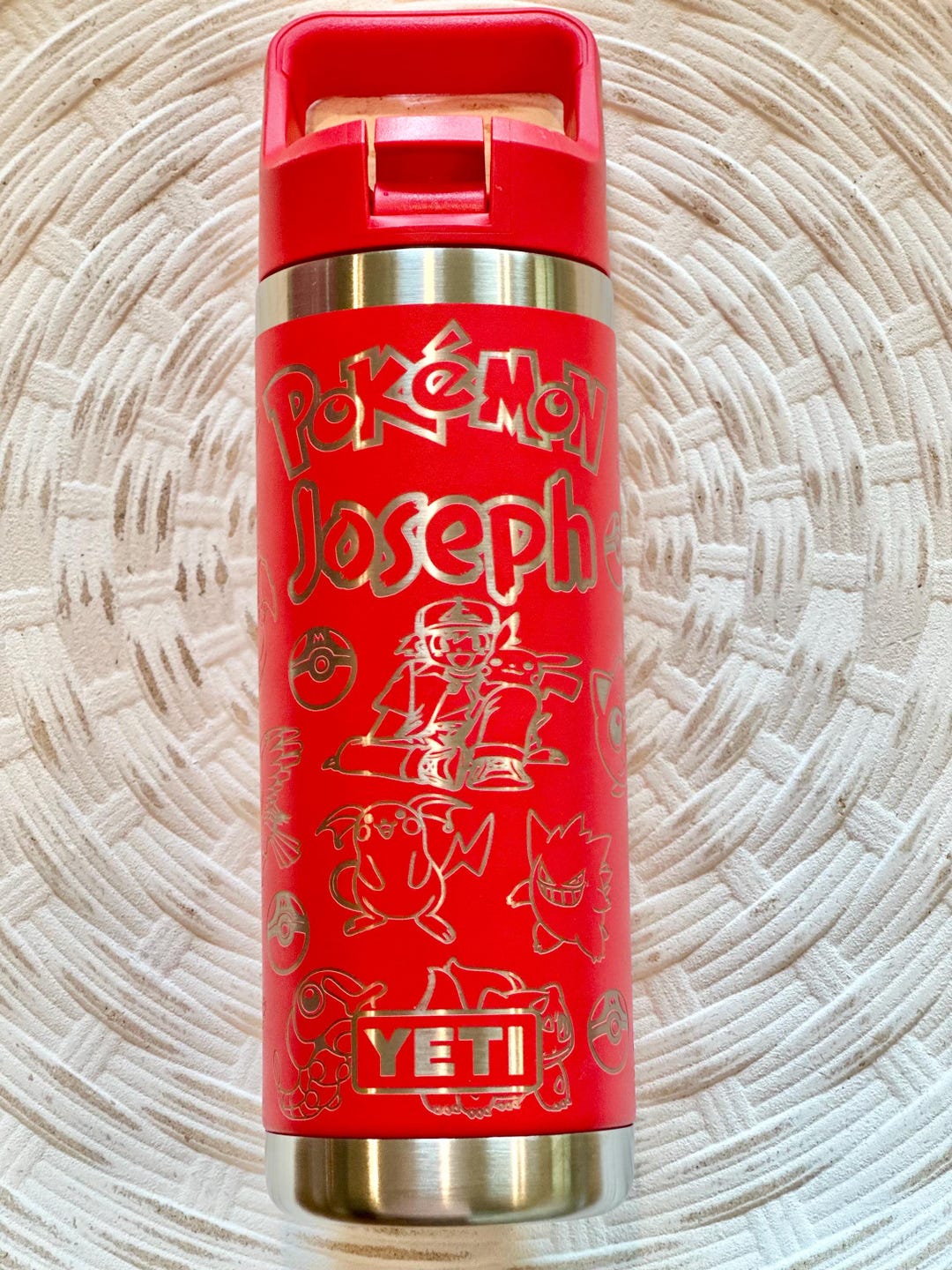 Custom Kids Pokemon Tumbler I Kids Yeti I School Water Bottle I 18oz ...