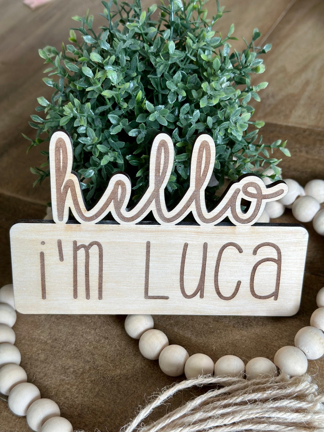 Hello My Name is | Baby Name Sign for Hospital | Mini Baby Sign | Baby ...