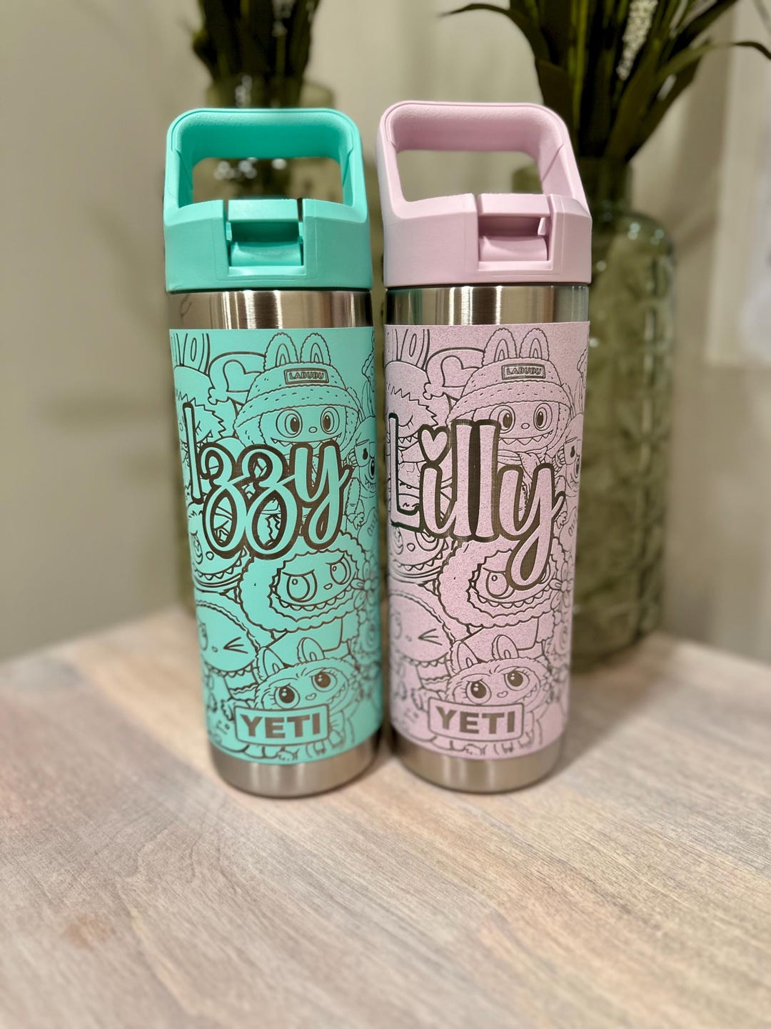 Custom Kids Labubu Tumbler I Kids Yeti I Kids Water Bottle I 18oz ...