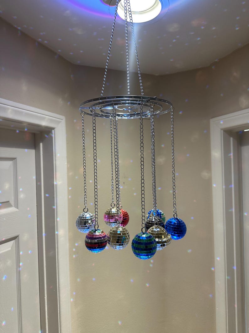 Baby Disco Solar System Mobile - Etsy
