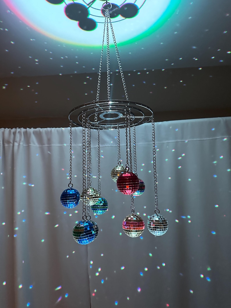 Baby Disco Solar System Mobile - Etsy