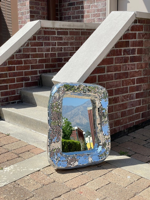 Disco Mirror with large and small tiles — Mirrors By Lina