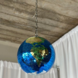 Earth Disco Ball - Etsy