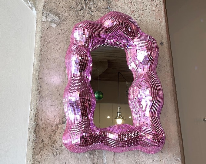 Drippy Reflector - Wavy Drop Shape Acrylic Mirror Wiggly Mirror ...