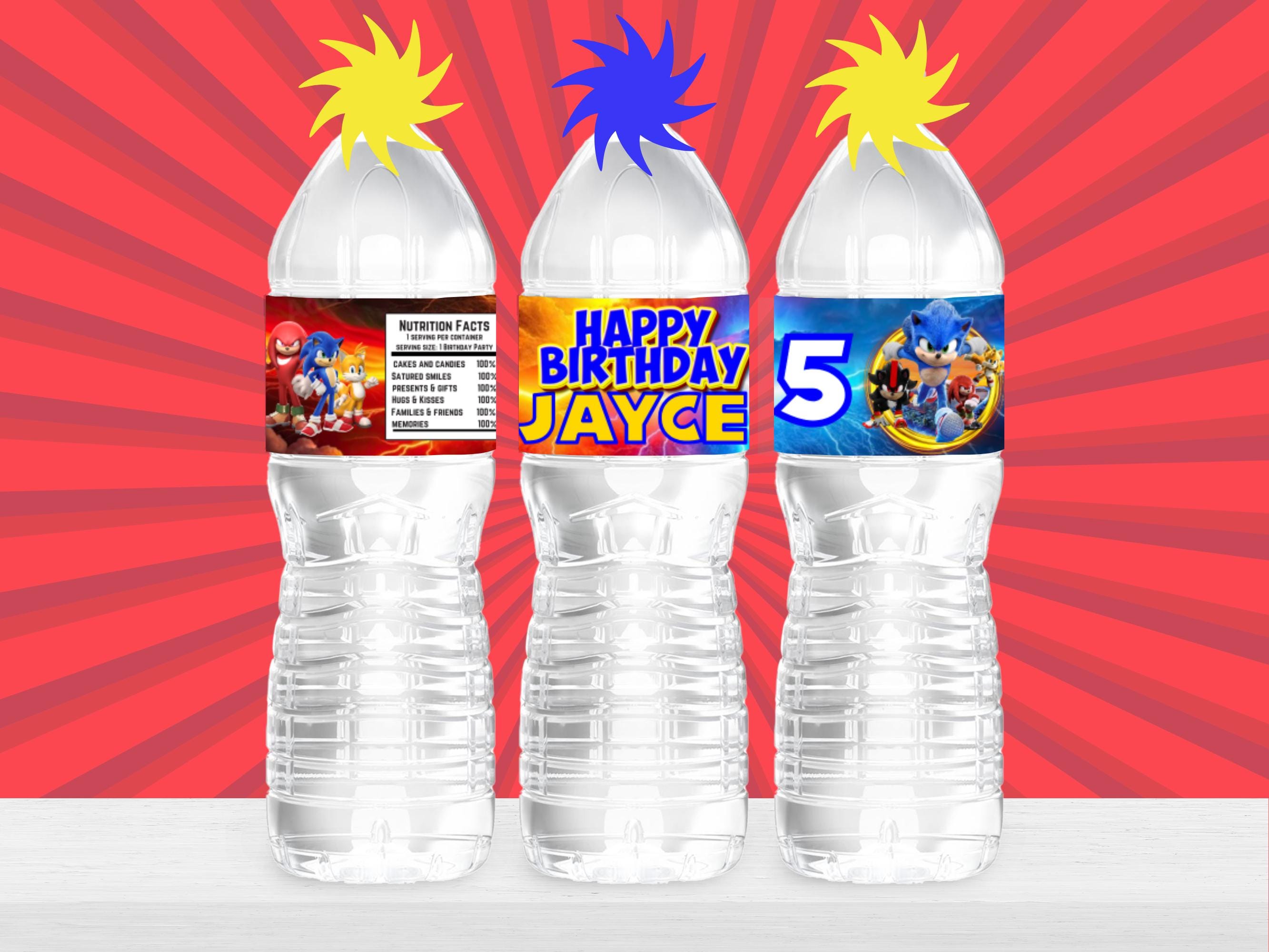 Sonic Party Favor Bundle, Digital Files Only, Birthday Party Favor ...