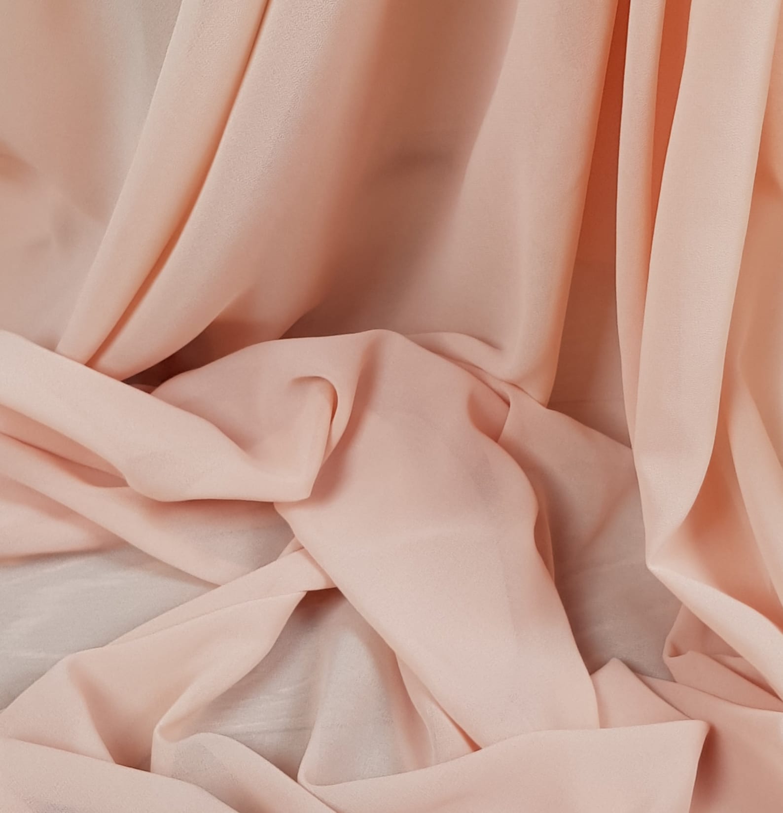 Crepe Georgette Fabric Peach Fashion Fabric Dress Fabric - Etsy UK
