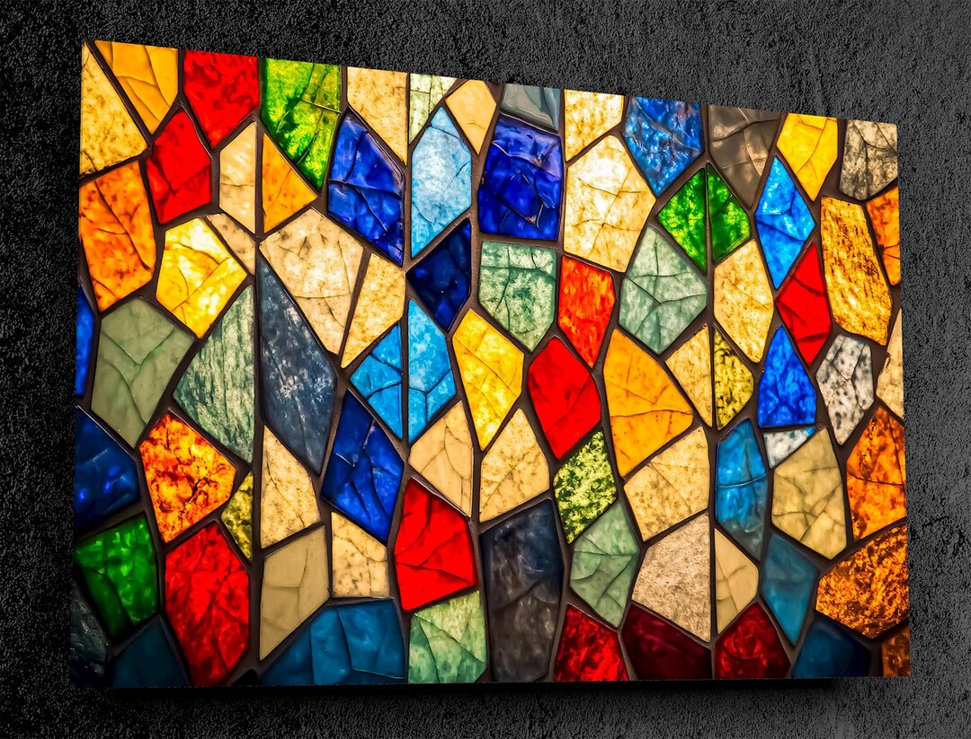 Stained Glass Effect Acrylic Wall Art - 2025 Limited Edition | Radiant ...