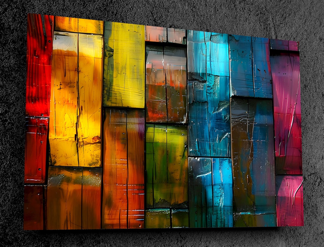 Wood Texture Wall Art Vibrant 16K Artwork in Premium 10 Mm Acrylic - Etsy