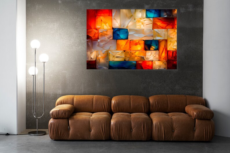 Peerless Masterpiece: Acrylic Glass Wall Art With 3D Backlit Radiance ...
