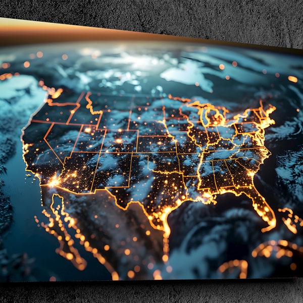 Aesthetic Map - Etsy